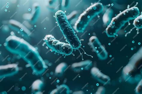 Premium Photo Microscopic View Of Escherichia Coli Bacteria Vital For Digestion And Health