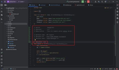 Go Gin框架导入swaggergolang Gin Swagger Csdn博客