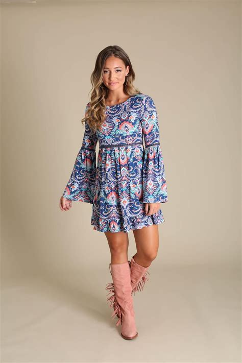 Look At This Pretty Long Sleeved Peasant Style Dress From Rock 47 In