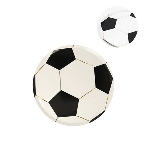 Platos De Balón Por 8 Und Temática Fútbol Meri Meri Rappi