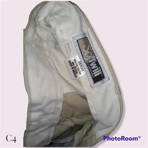 Softwill By Unifirst Pants Mens Used Khaki Softwill By Unifirst