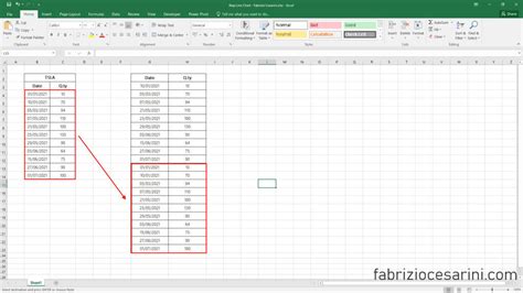 Step Line Chart With Excel FABRIZIO CESARINI