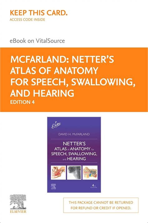 Netters Atlas Of Anatomy For Speech Swallowing And Hearing Elsevier E Book On Vitalsource