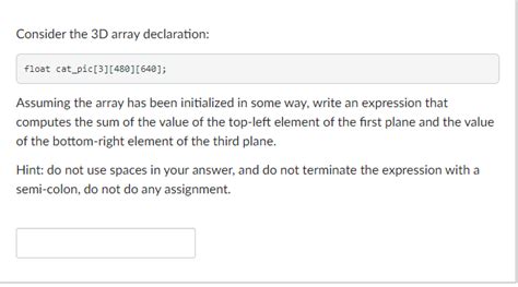 Solved Thinking About The Memory Layout Of Multidimensional Chegg Com