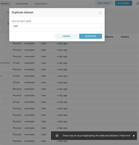 Error When Duplicating Virtual Dataset · Issue 21281 · Apachesuperset