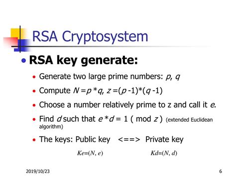 PPT RSA Cryptosystem PowerPoint Presentation Free Download ID