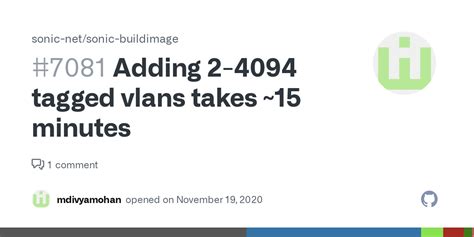 Adding Tagged Vlans Takes Minutes Issue Sonic Net Sonic Buildimage Github