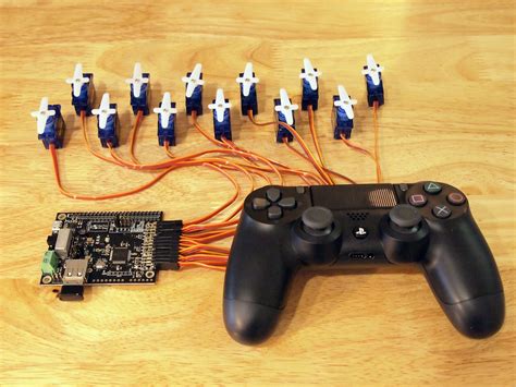 control rc servos with the playstation 4 controller page 1