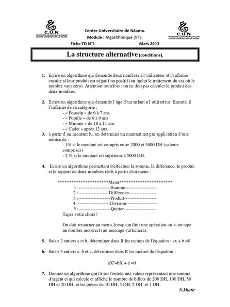 PDF Td1 Structure Alternative DOKUMEN TIPS
