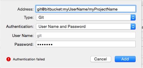 Ios Xcode GM Can Not Authenticate Git Repository Stack Overflow