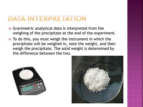 Ppt Gravimetric Analysis Powerpoint Presentation Free Download Id1092245