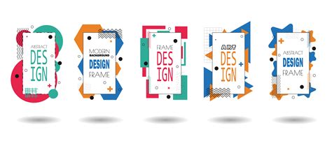 Set Of Minimal Memphis Geometric Shape Frames 1409101 Vector Art At Vecteezy Set Of Minimal Memphis Geometric Shape Frames 1409101 Vector Art At Vecteezy