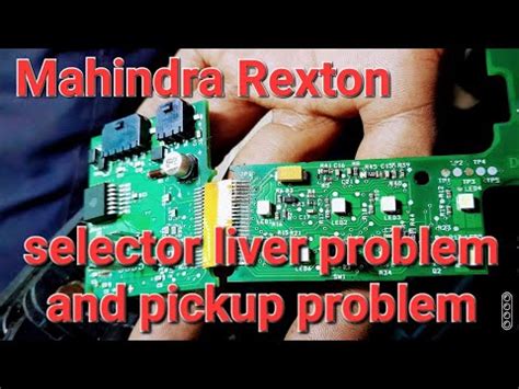 Mahindra Rexton SsANGYONG Trouble Code P0700 P2300 P2313 CAN Selector Lever Control Problem