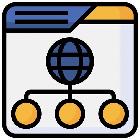 Networking Flow Chart Hierarchical Structure Hierarchy Browser Icon Download On Iconfinder
