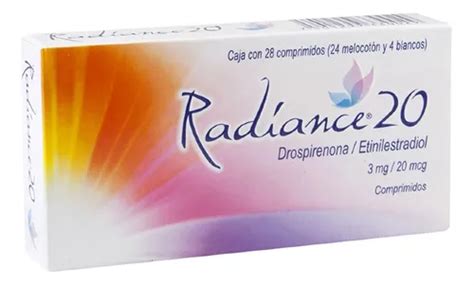 Radiance 20 3mg 20mcg Caja Con 28 Comprimidos Envío Gratis