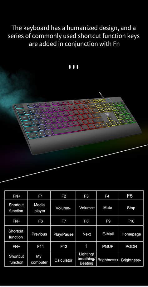 AULA T Wired Membrane Gaming Keyboard And Mouse Combo Computers And Accessories