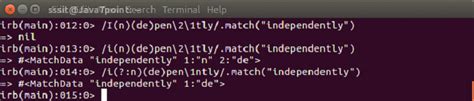 ruby regular expression online tutorials library list