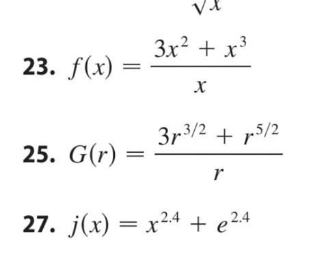 Solved 23 F X X3x2 X3 25 G R R3r3 2 R5 2 27 Chegg Com