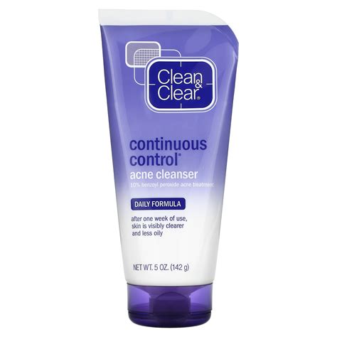 Clean & Clear, תכשיר מנקה למניעת אקנה מתמשך, נוסחא יומית, 5 oz (142 גרם ...
