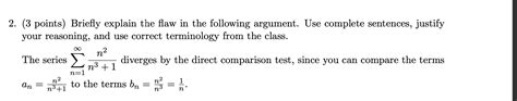 solved 2 3 points briefly explain the flaw in the