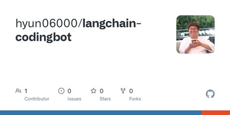 GitHub Hyun06000 Langchain Codingbot