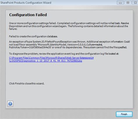 Sharepoint 2010 Configuration Failed Failed To Create Configuration