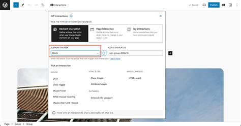 What Is The Element Picker WP Interactions