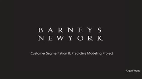 Customer Segmentation And Predictive Modeling Pptx Business Business And Finance