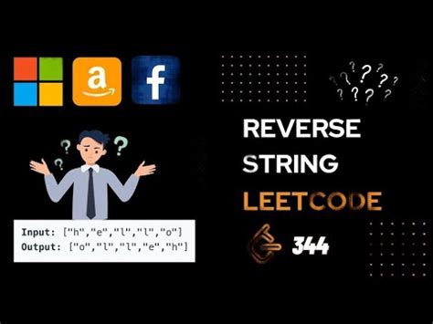 Reverse String Question 344 LeetCode C Solution White Board