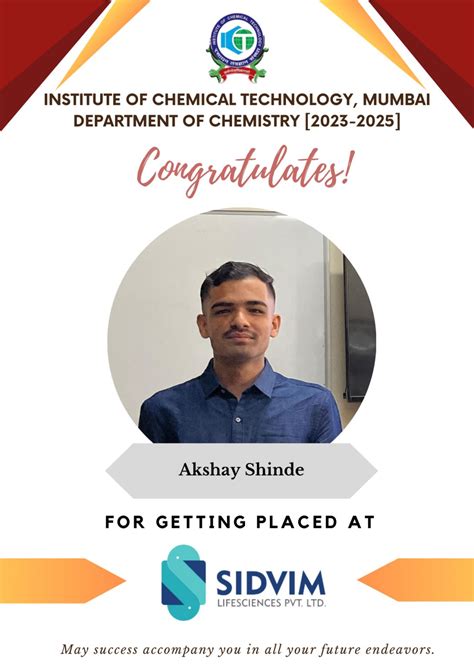 Ict Department Of Chemistry Placement Cell On Linkedin Ictmumbai Placementsuccess