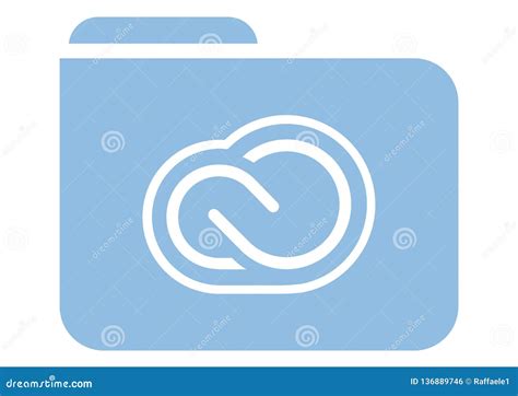 Files Folder On Cloud Icon Linear Vector Illustration From Cloud