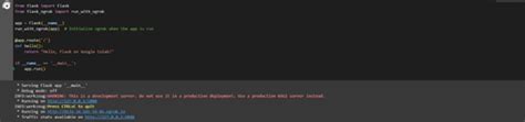 How To Run Flask App On Google Colab