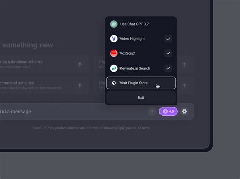 Chat GPT Widget Pop Up Redesign Behance