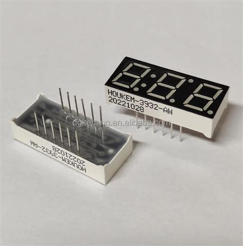 Houkem Led 7 Segment Display 0 39 Red 3 Digits 7 Segment Display Buy Red 3 Digit 7 Segment
