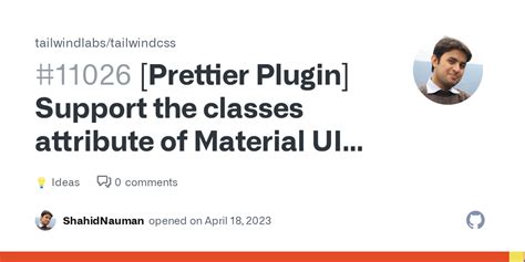 [prettier plugin] support the classes attribute of material ui library