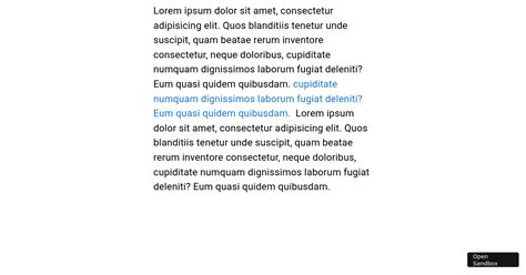 Animated Multi Line Underline Codesandbox