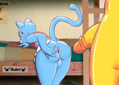 Rule 34 2d 2d Artwork Anal Anthro Anus Ass Asshole Balls Cat Ears