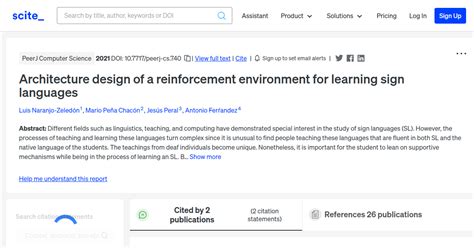Architecture Design Of A Reinforcement Environment For Learning Sign Languages