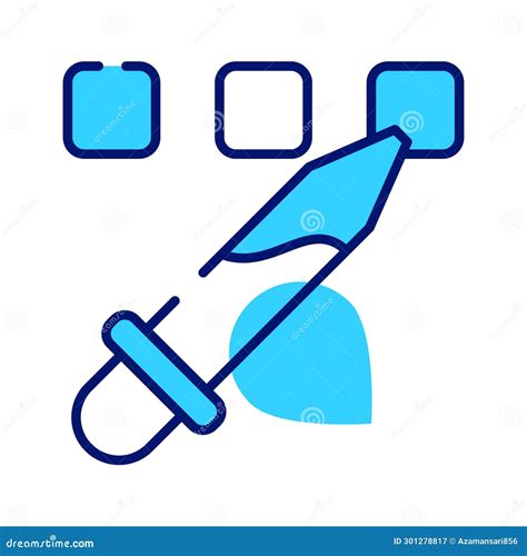 Customizable Icon Of Eyedropper In Modern Style Color Picker Vector Coloring Tool Stock Vector