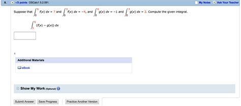 Solved 8 13 Points Oscalc1 5 2 091 My Notes Ask Your