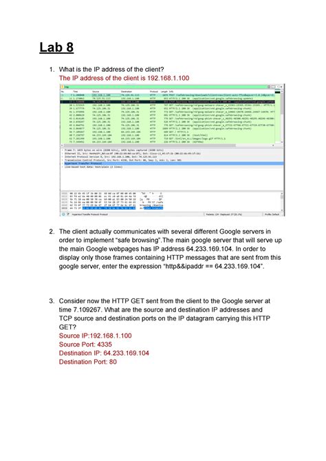 Netfun LAB 8 Week 8 Tutorial Activity With Screenshots Attached Received Full Marks For Studocu