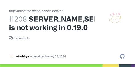 Servernameserverpasswordadminpassword Is Not Working In 0190