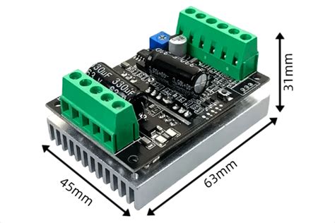 Bldc 50v300w Sensorless Three Phase Brushless Dc Motor Driver Board Nfp
