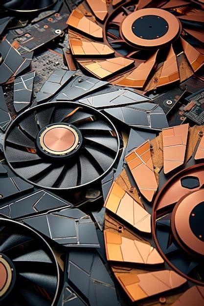 Premium AI Image Close Up Of Gpu And Graphic Card