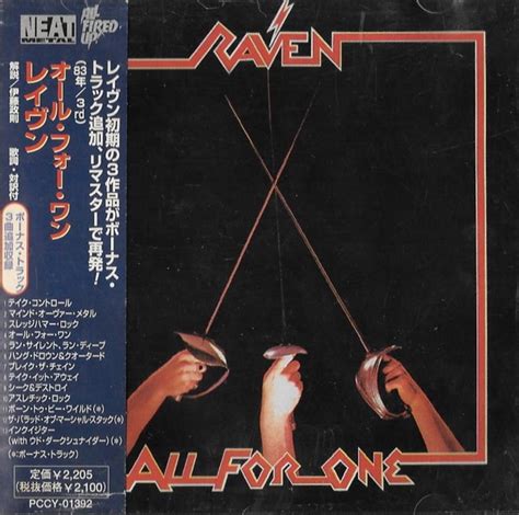 Raven All For One 1999 Cd Discogs