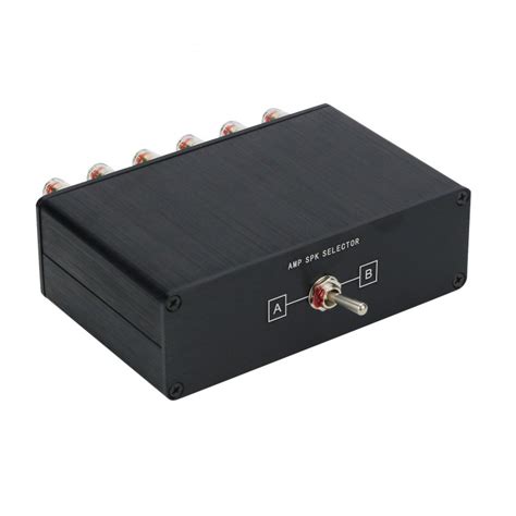 Amplifier Switch Speaker Switch Amp Spk Selector 2 In 1 Out Or 1 In 2 Out Oxygen Free Copper