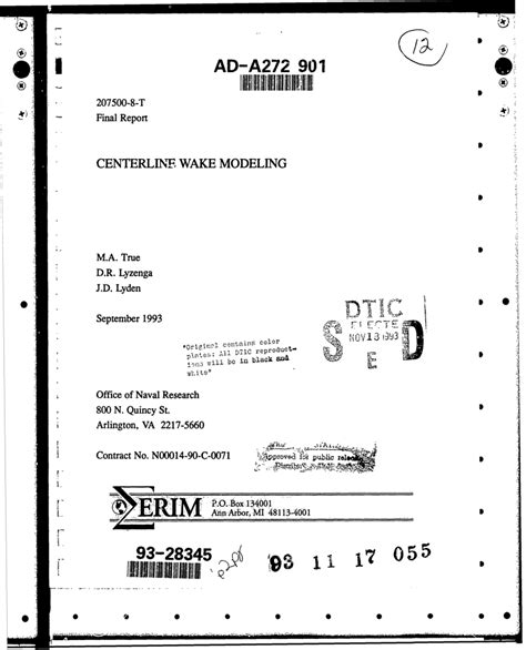 Pdf Centerline Wake Modeling