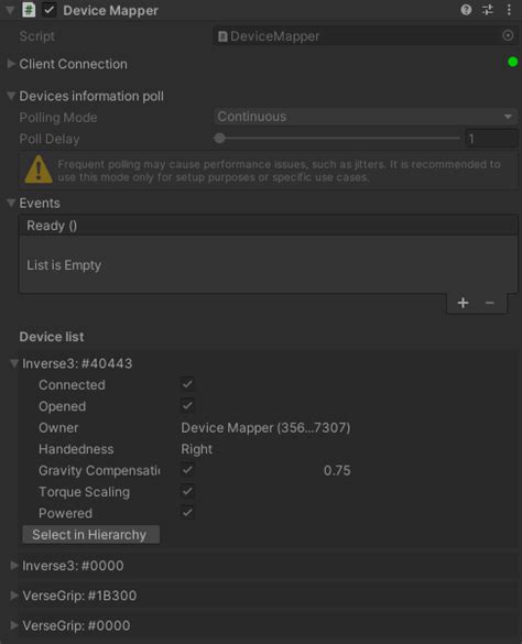 devicemapper component haply documentation hub