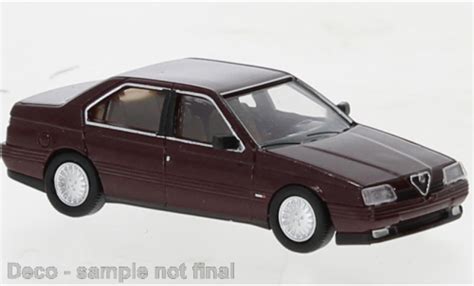 Diecast Model Cars Alfa Romeo 164 187 Pcx87 Metallise Red Foncé 1987