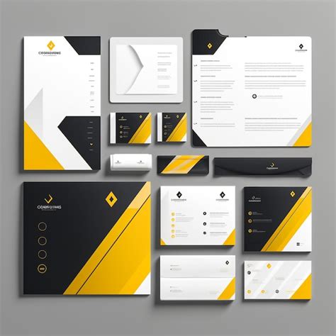 Premium Ai Image Landscape Brand Manual Template Simple Style And
